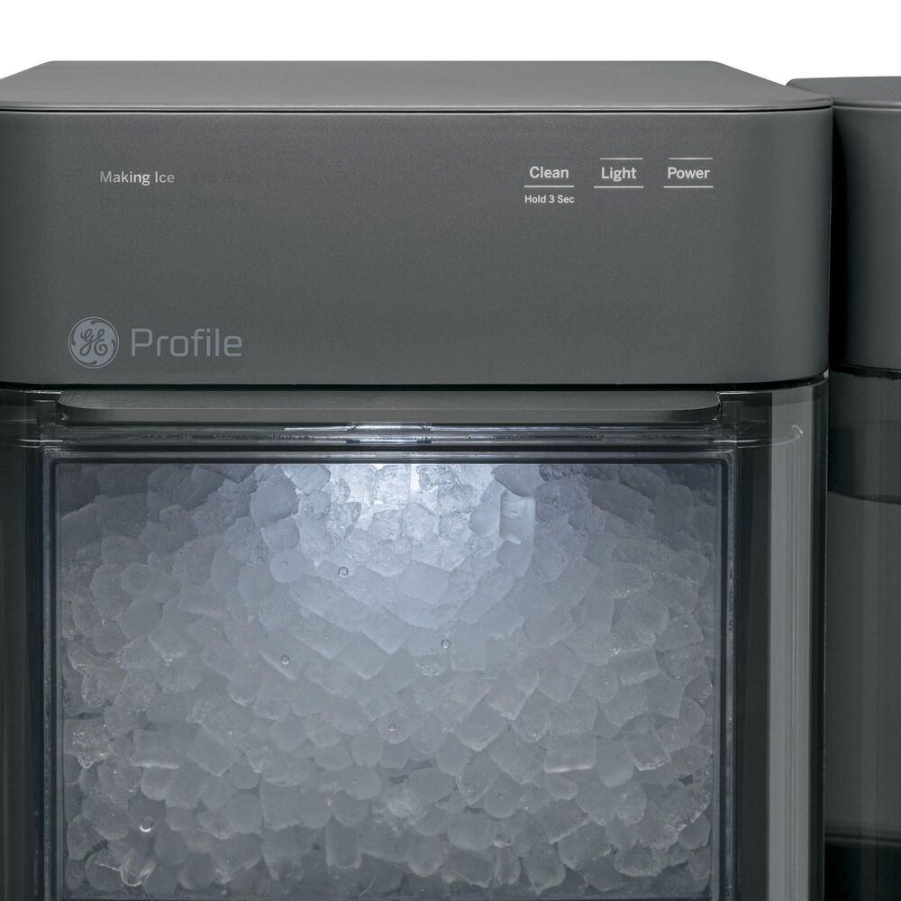 GE Profile Opal 2.0 Nugget Ice Maker in Black Stainless Steel | NFM