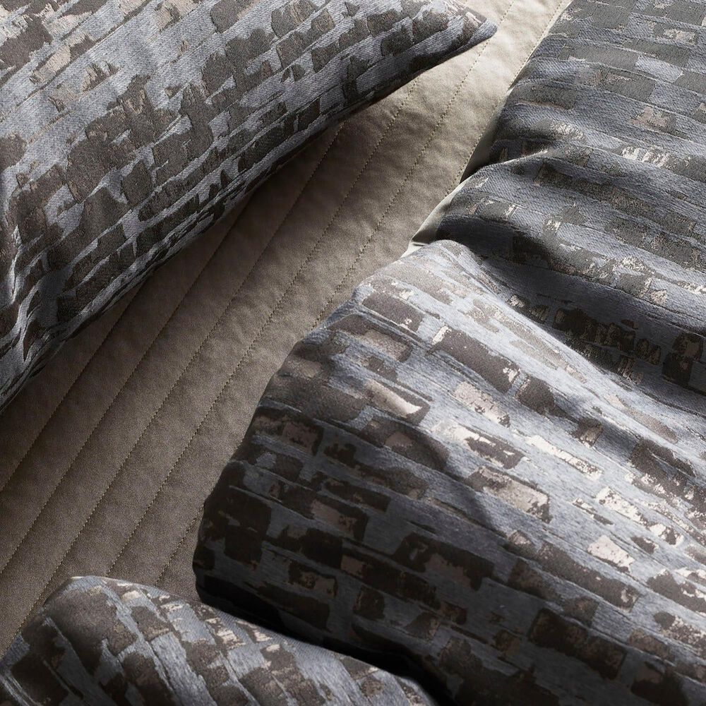 Ann Gish Delphi 96" x 50" Padded Throw in Steel | NFM