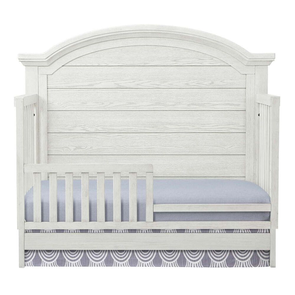 Eastern Shore Foundry Curved Top Convertible Crib in White Dove ...