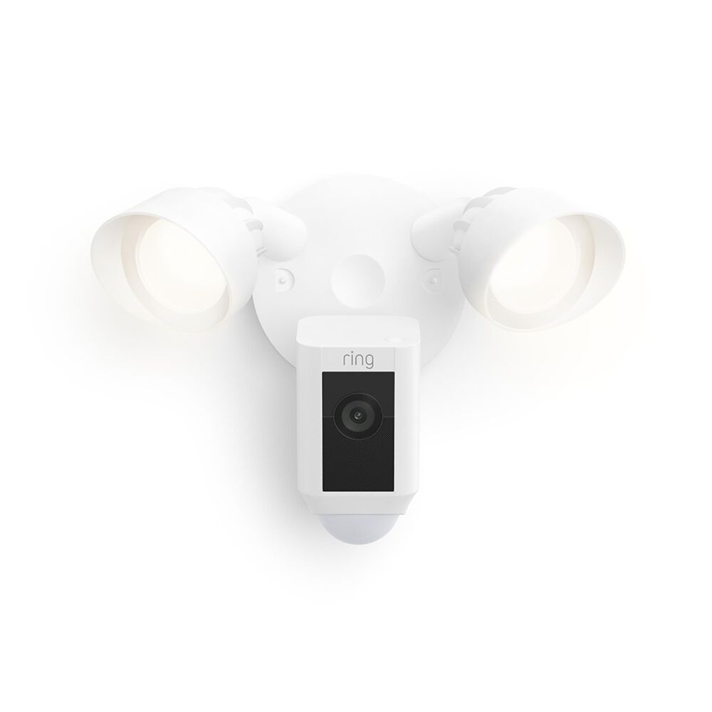 Ring Floodlight Cam Wired Plus in White | NFM