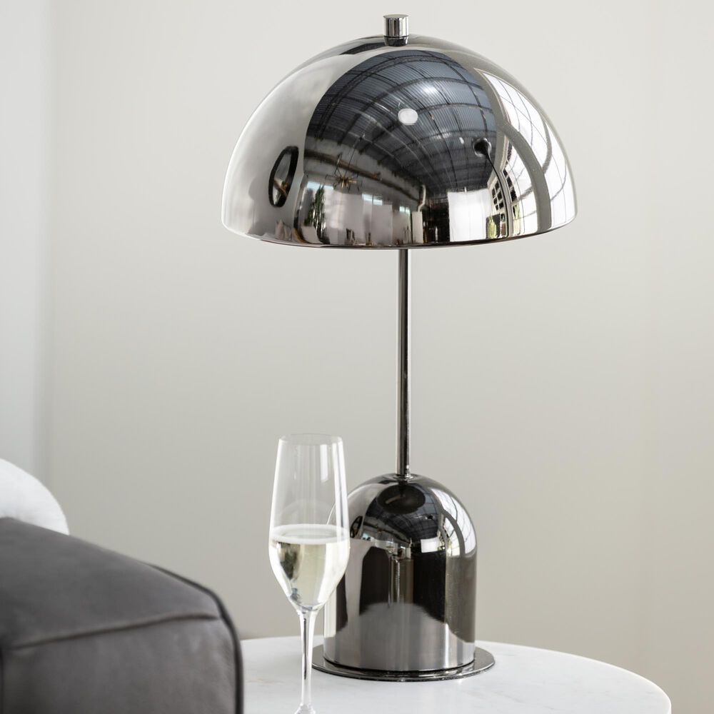Cal Lighting Peppa Table Touch Lamp in Gun Metal | Shop NFM
