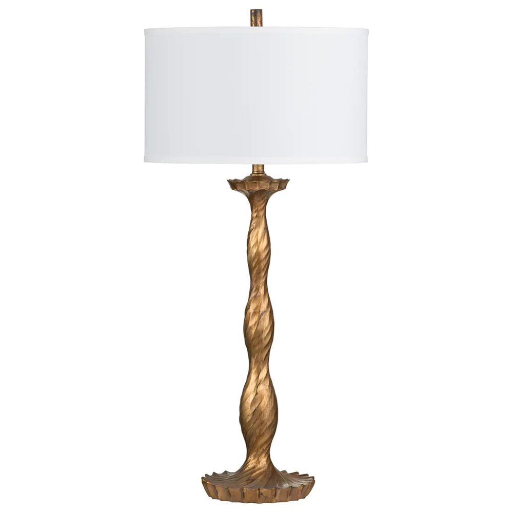 Crestview Collection Amherst Table Lamp in Antiqued Gold