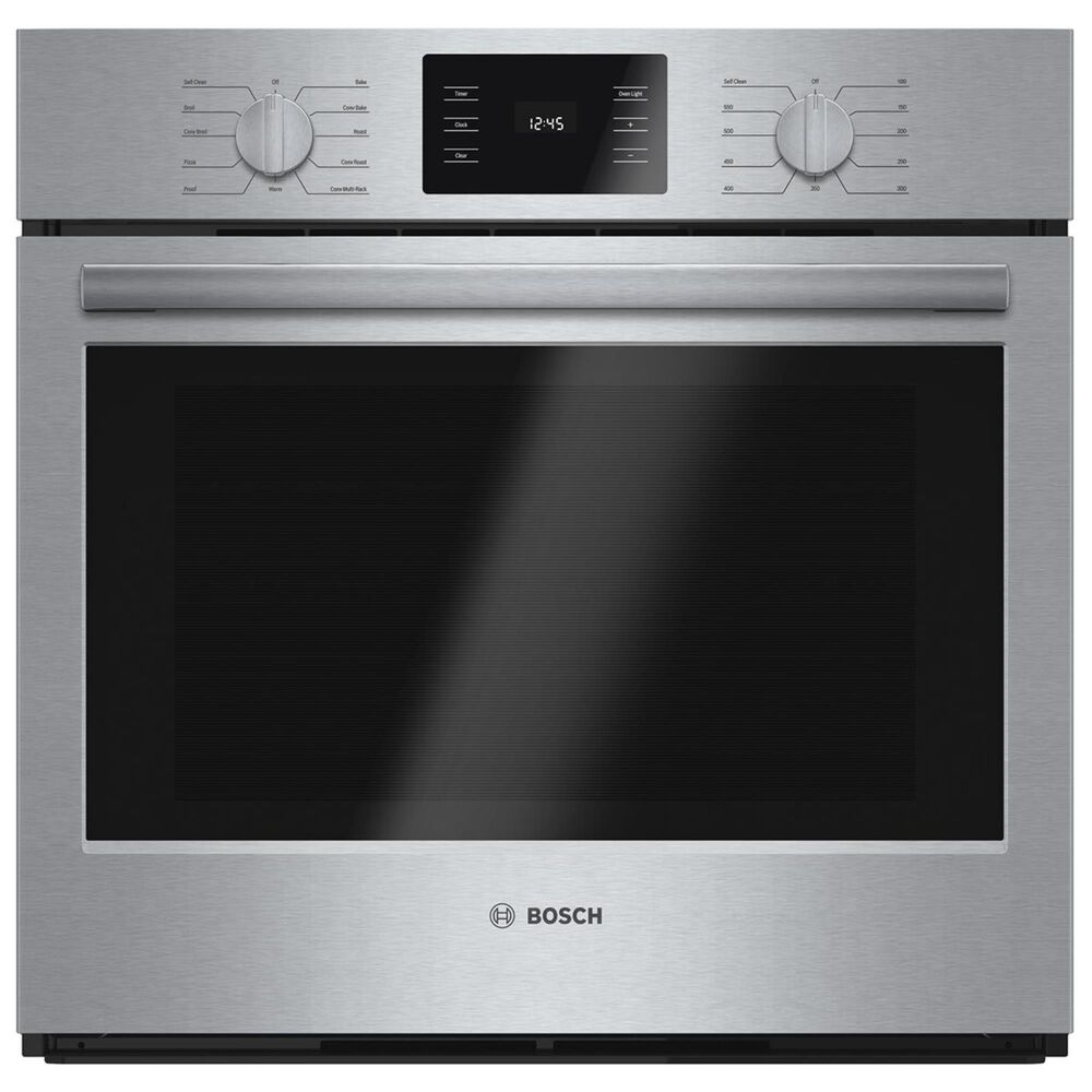 Bosch 30" Single Wall Oven in Stainless Steel | Nebraska Furniture Mart