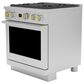 Monogram 30" All Gas Professional Range with 4 Burners in Stainless ...