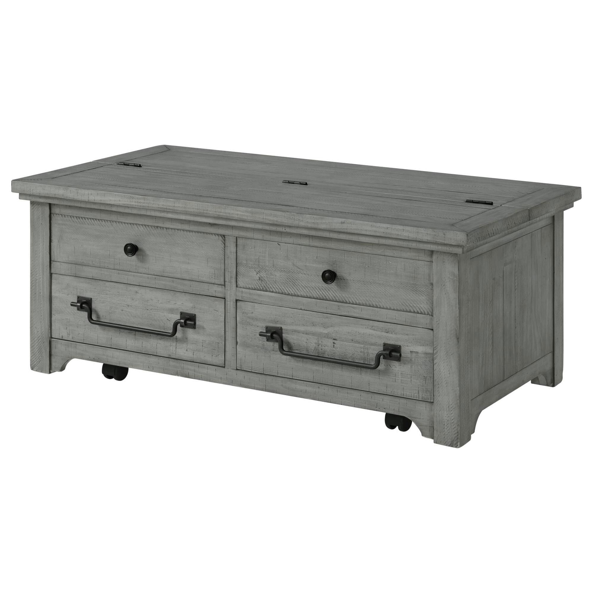 Gray trunk coffee table store