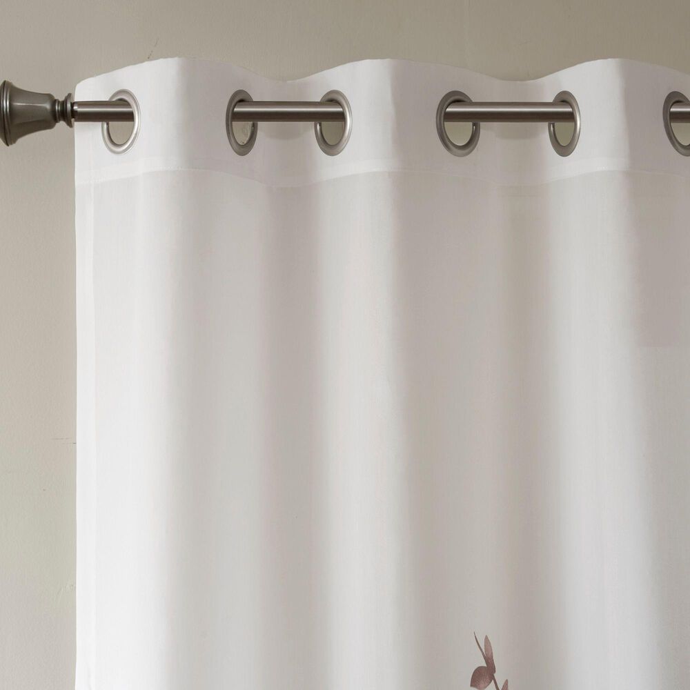 Hampton Park Cecily 95" x 50" Curtain Panel in Mauve | NFM