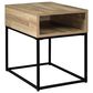 Ashley Gerdanet Rectangular End Table in Natural