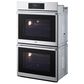 LG STUDIO 30" WDES9428F Electric Double Wall Oven in Stainless Steel ...