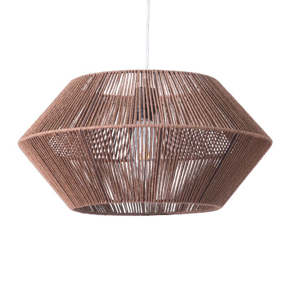 Zuo Modern Kendrick Ceiling Lamp in Brown | NFM