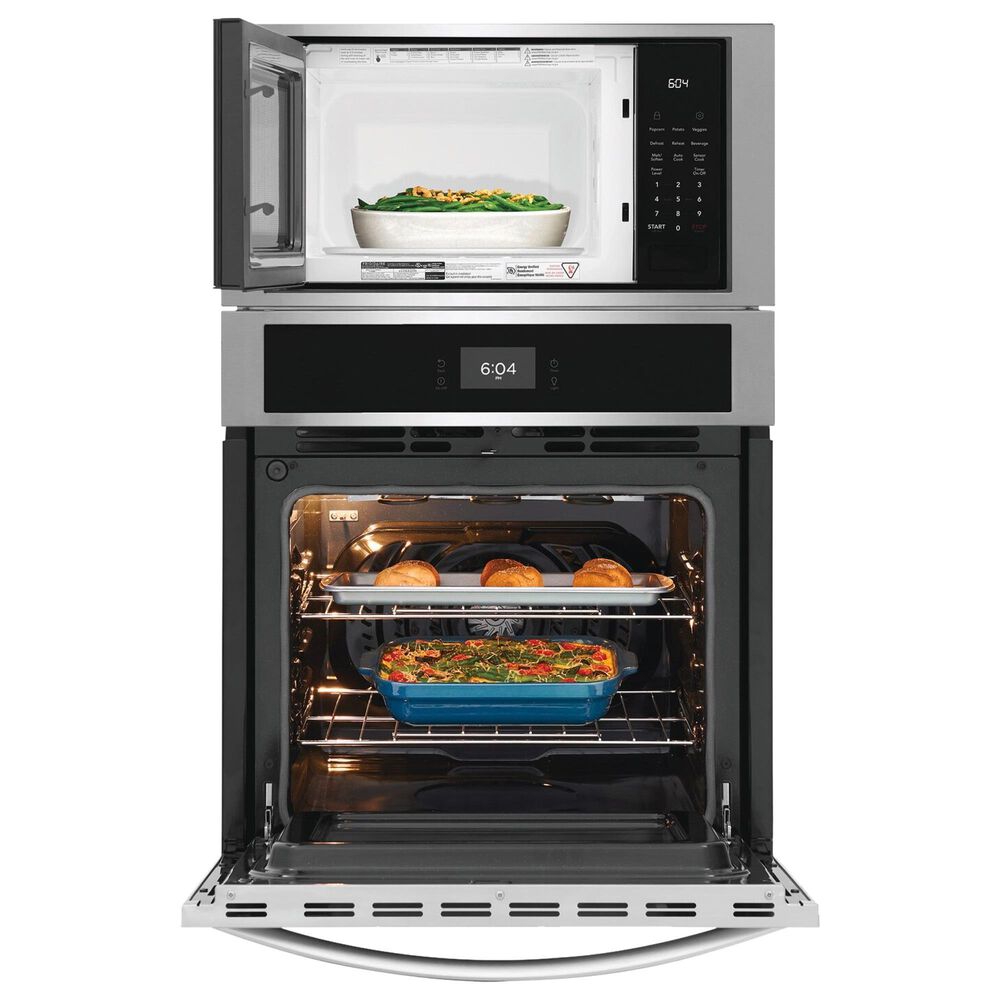 wall oven with microwave function