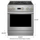 Monogram 30" All Gas Professional Range with 4 Burners in Stainless ...