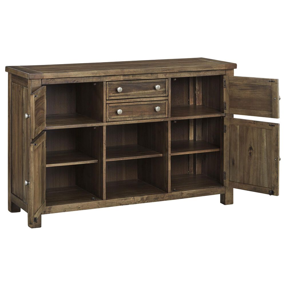 Signature Design by Ashley Moriville Dining Server in Grayish Brown ... Signature Design by Ashley Moriville Dining Server in Grayish Brown ...