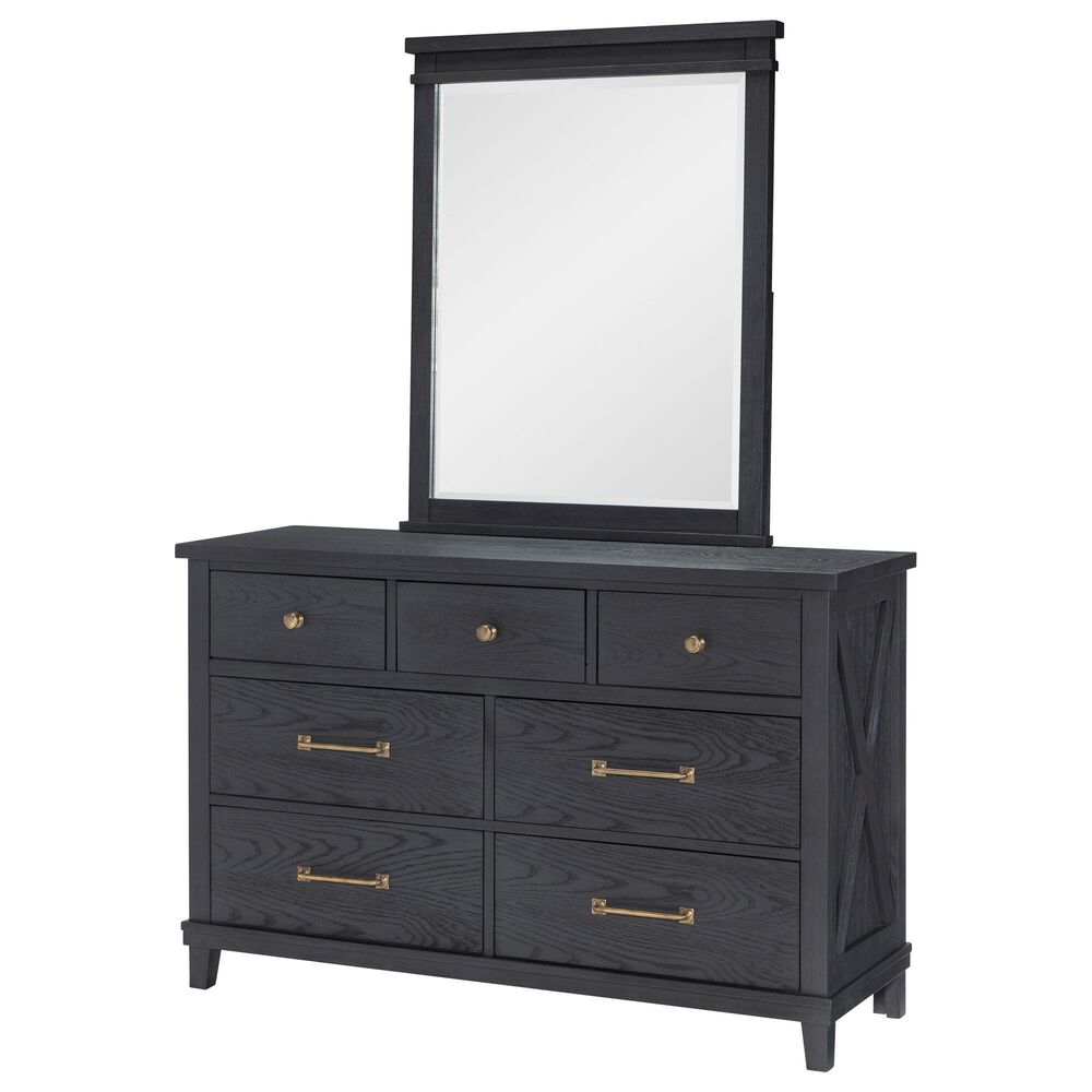 Legacy Classic Flatiron 4 Piece Full Storage Bedroom Set in Midnight