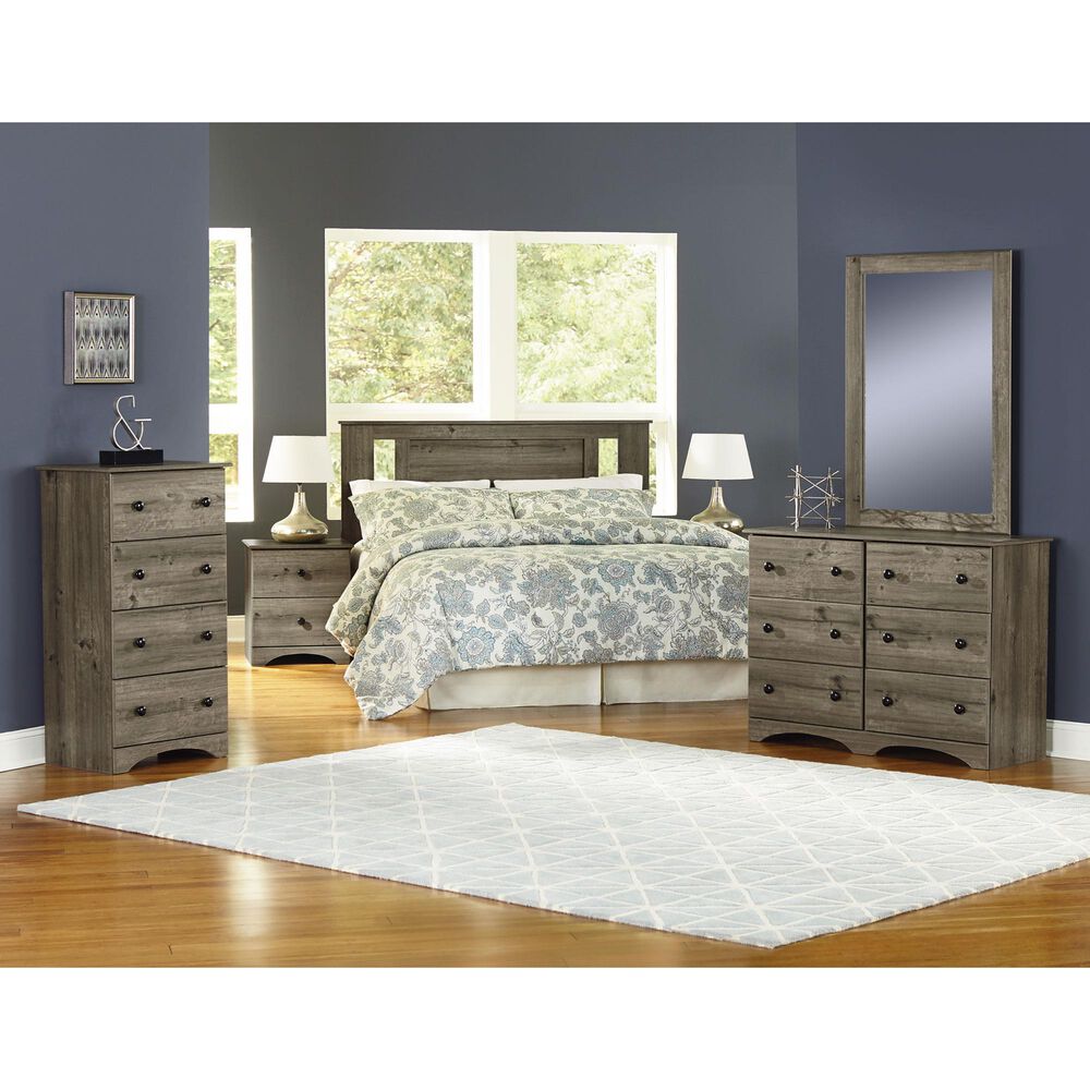 Lemoore Essential Dresser Mirror in Weathered Gray Ash | NFM