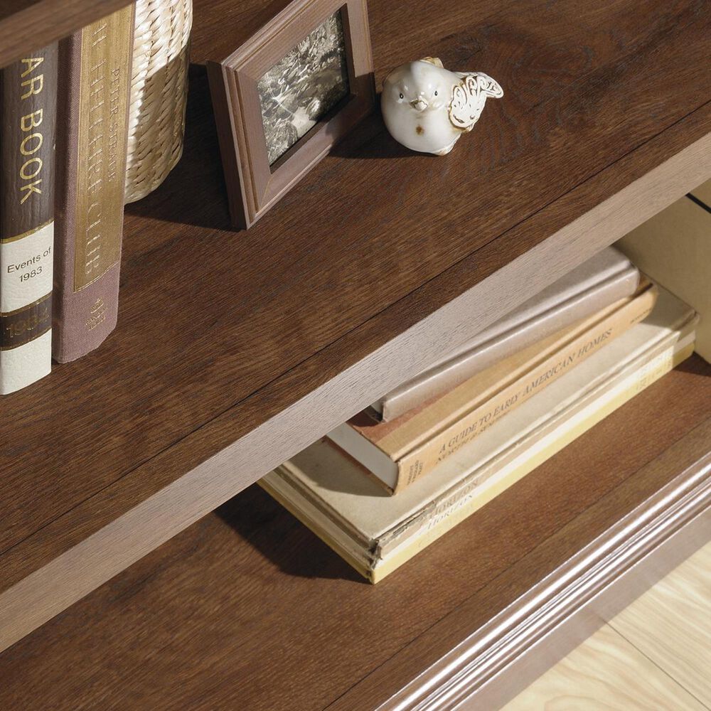Sauder 2-Shelf Bookcase in Oiled Oak | Shop NFM