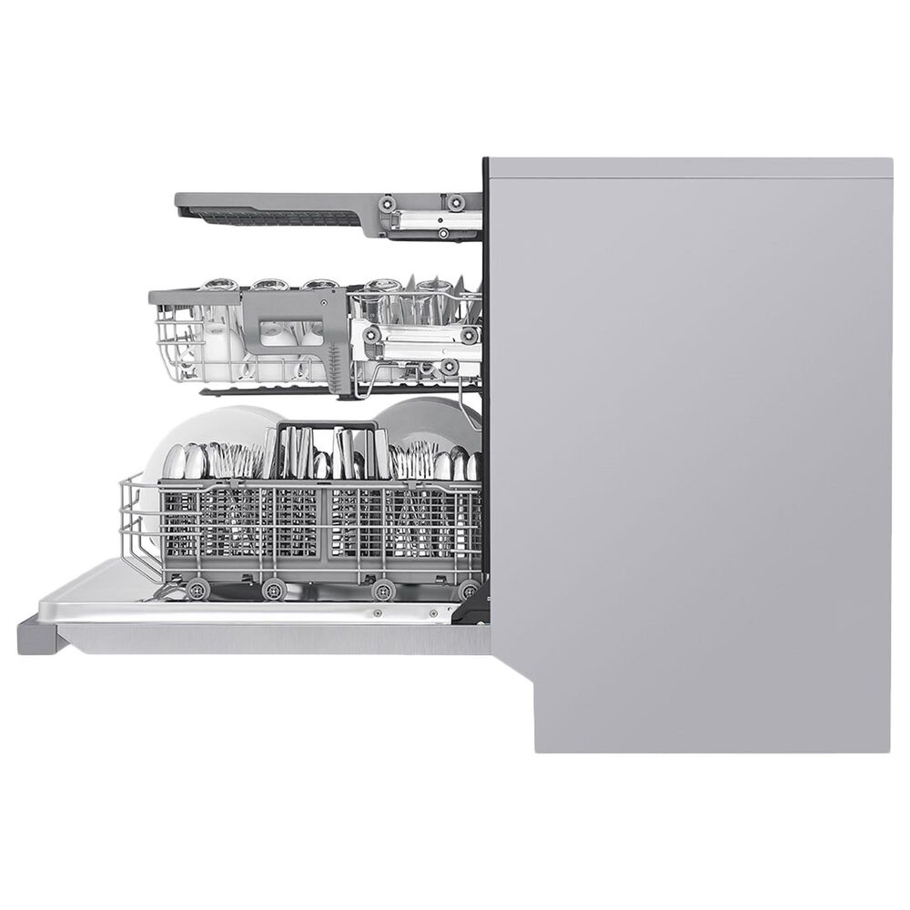 LG 24" Built-In Dishwasher with 3rd Rack in PrintProof Stainless Steel ...