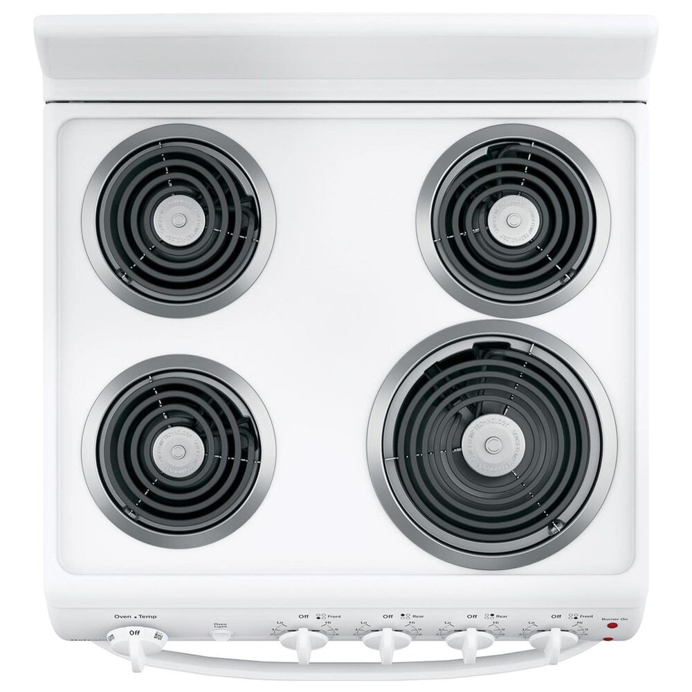 Hotpoint 24" Front-Control Electric Range in White | Nebraska Furniture ...