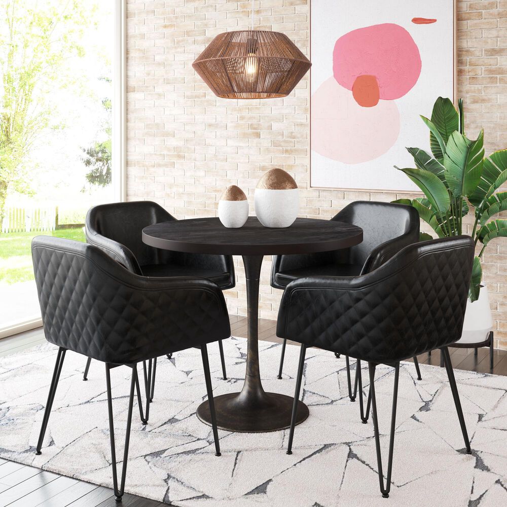 Zuo Modern Kendrick Ceiling Lamp in Brown | NFM