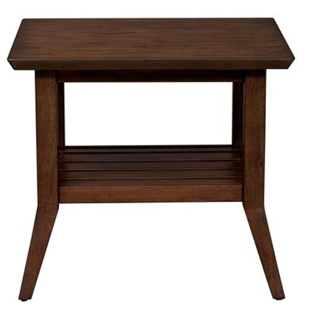 Belle Furnishings Ventura Boulevards Rectangular End Table in Bronze ...