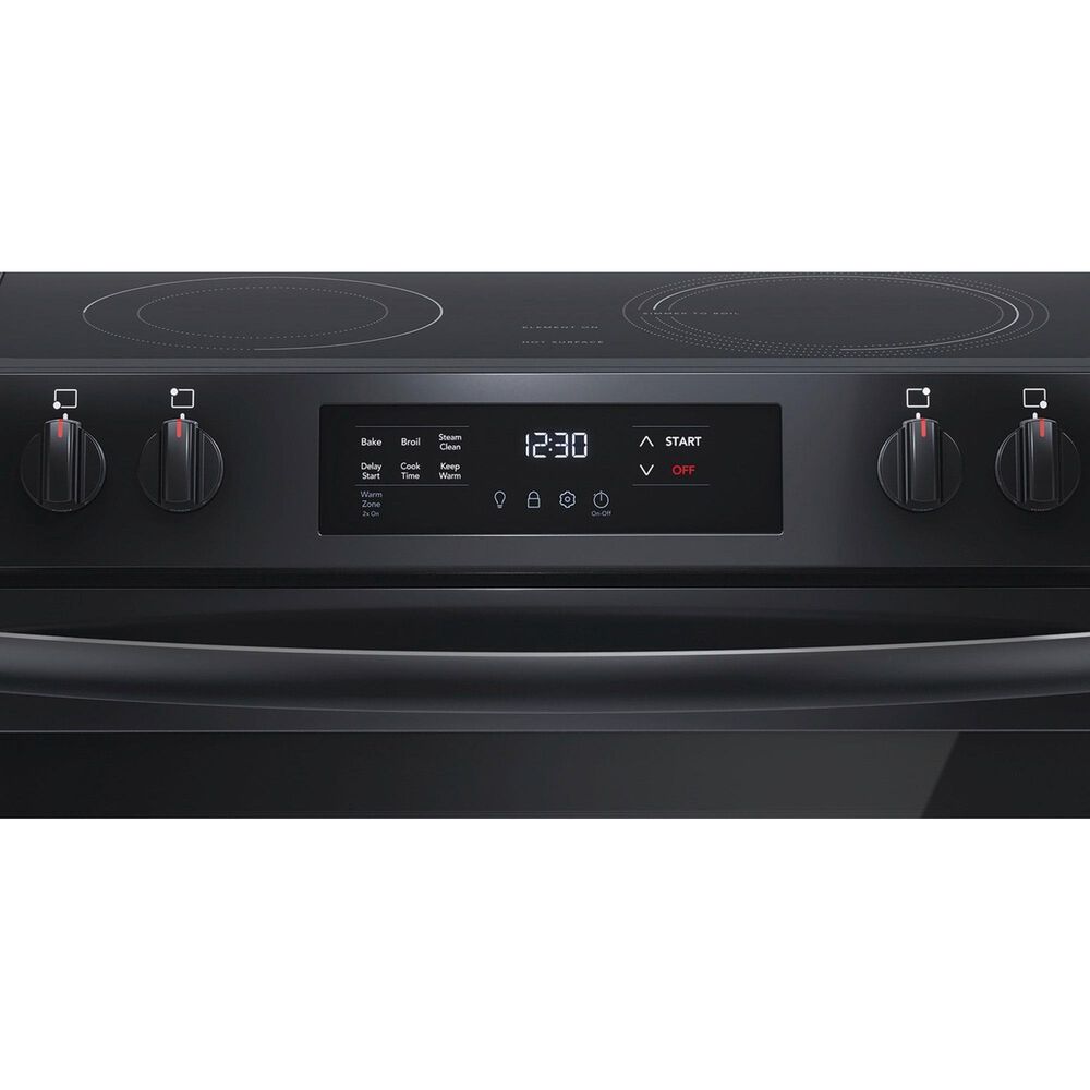 Frigidaire 30" Front Control Electric Range In Black | NFM