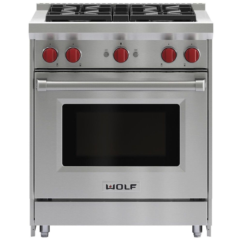 Wolf 30" Gas Range (Liquid Propane) | Nebraska Furniture Mart