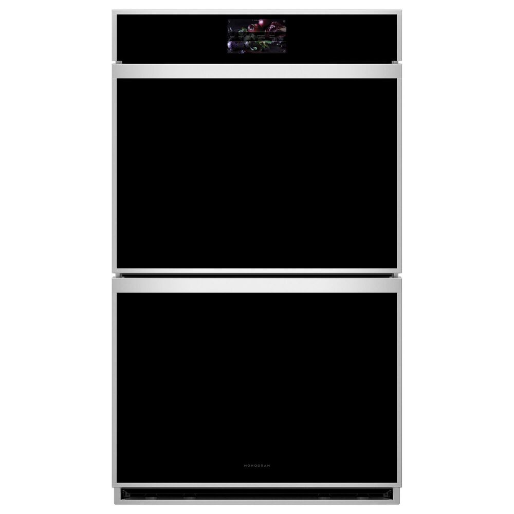 Monogram Minimalist 30" Electric Double Wall Oven in Stainless Steel ...