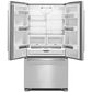 KitchenAid 22 Cubic Feet Counter Depth French Door Refrigerator with ...