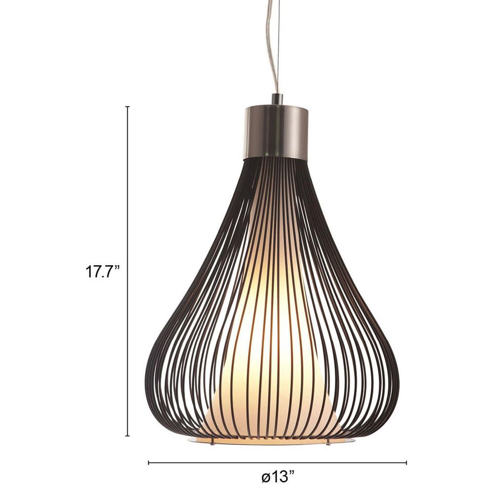 Zuo Modern Interstellar Ceiling Lamp in Black | NFM