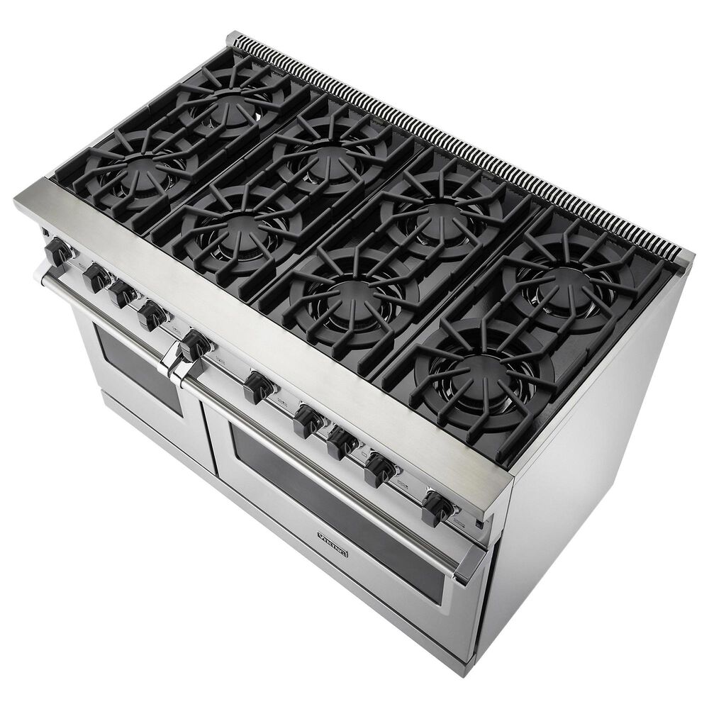 Viking Range 48" Gas Range with 8 Burners in Stainless Steel | Shop NFM