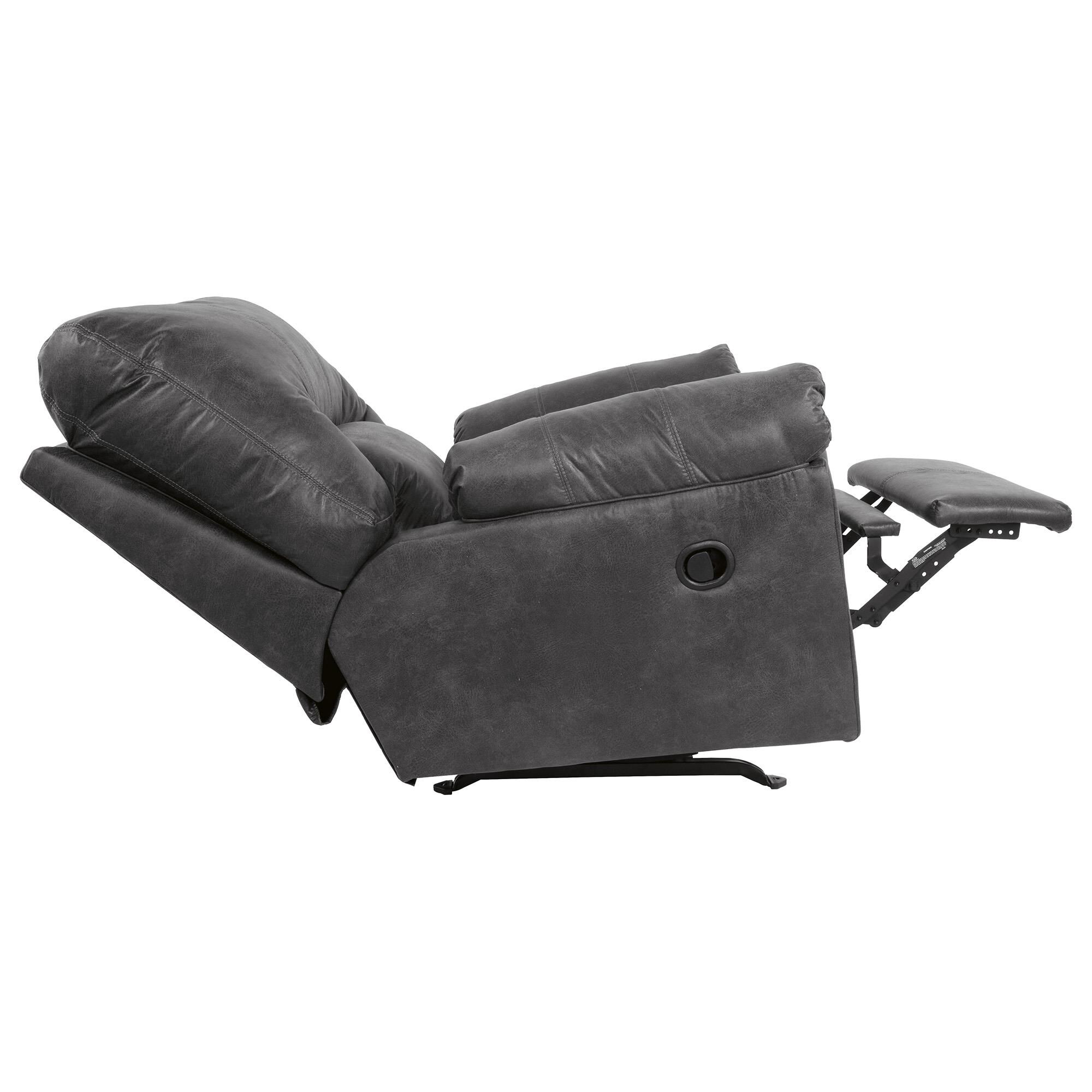Ashley Bladen Rocker Recliner in Slate NFM