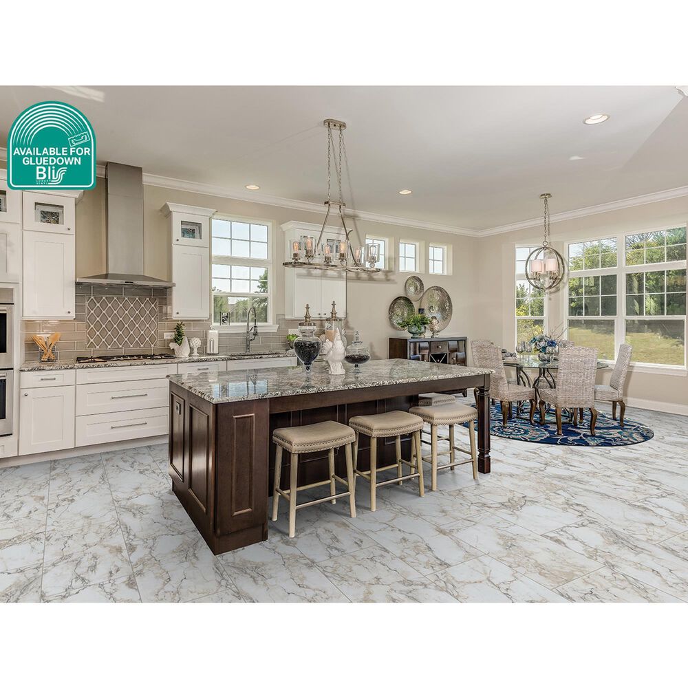 Paramount RigidCORE Keystone Tile White Ice 12" x 24" Luxury Vinyl Tile ...