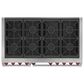 Wolf 48" Dual Fuel 8 Burners Range in Stainless Steel | Shop NFM