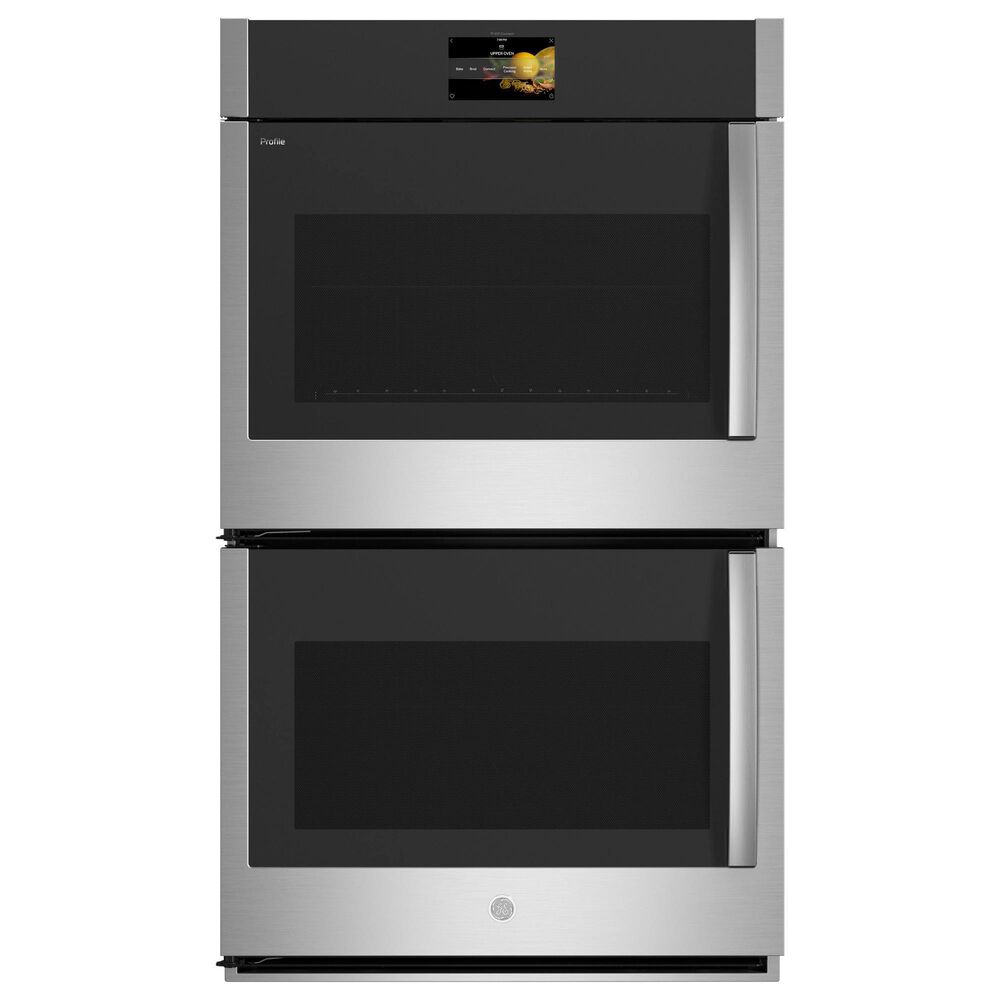 GE Profile 30" Double Wall Oven with Left-Hand Side-Swing Doors in ...