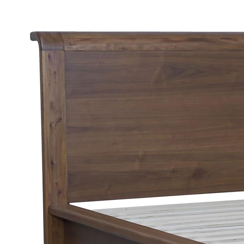 Urban Home Totes King Platform Bed in English Walnut | NFM