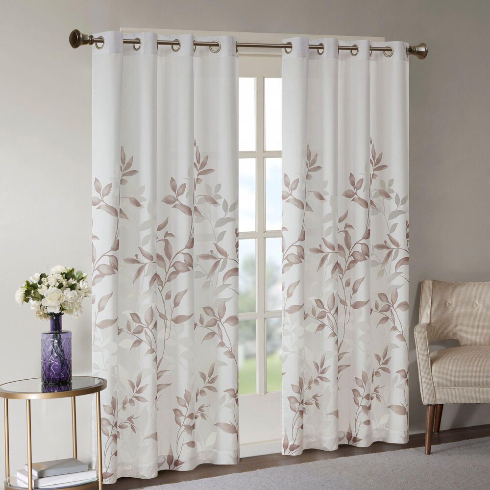 Hampton Park Cecily 95" x 50" Curtain Panel in Mauve | NFM