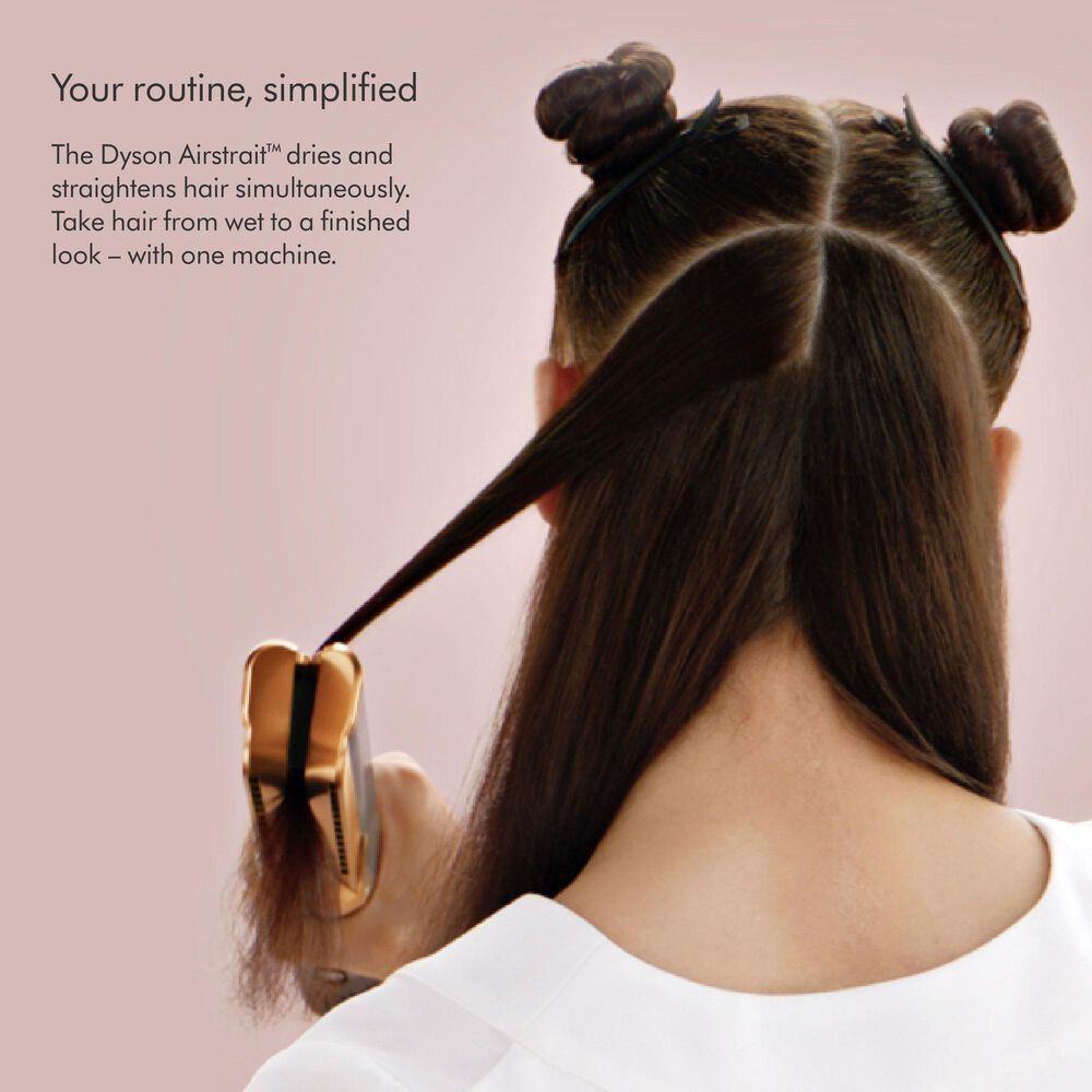 Dyson Airstrait Straightener In Nickel and Copper | NFM