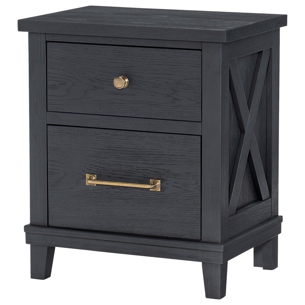 Legacy Classic Flatiron 4 Piece Full Storage Bedroom Set in Midnight