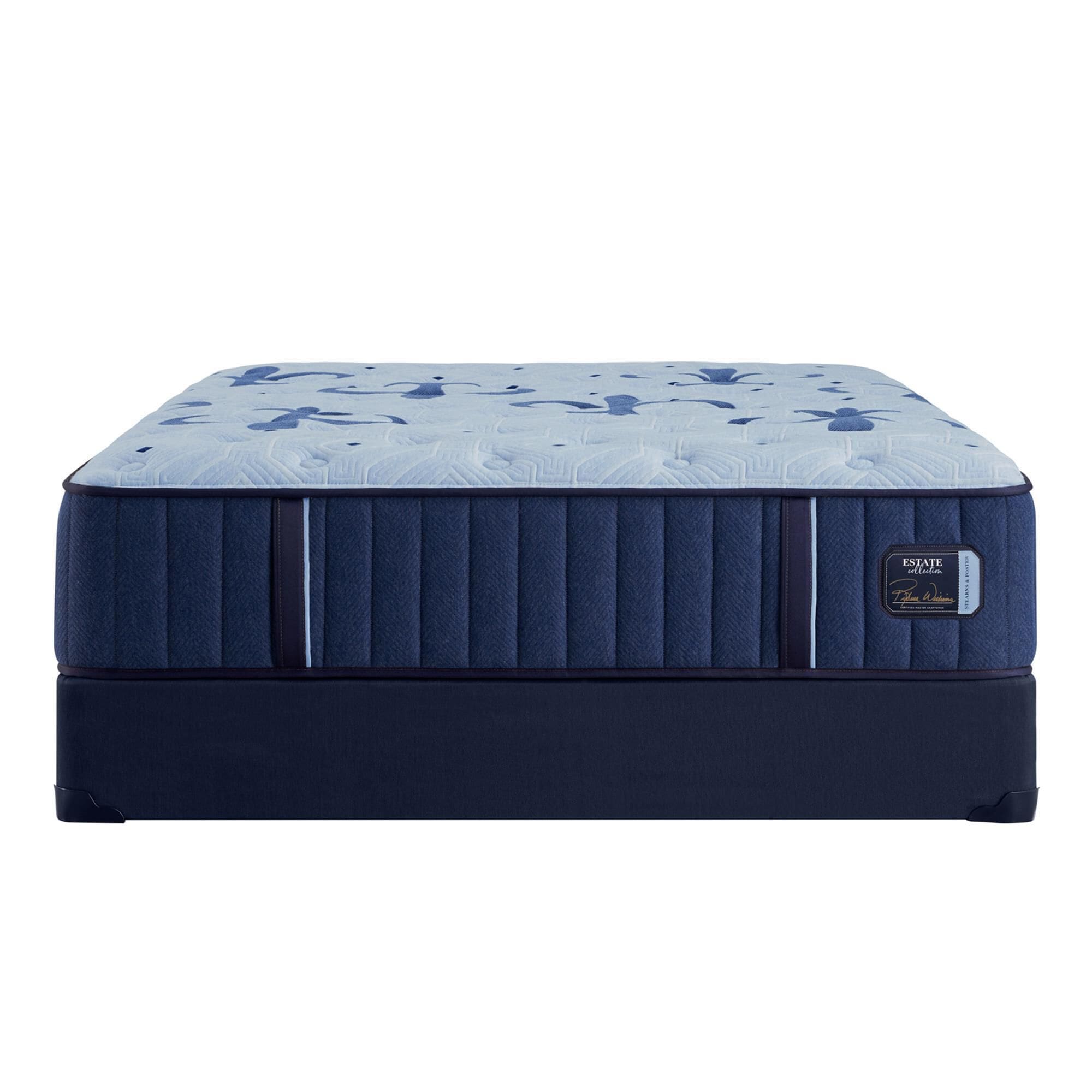 Stearns and Foster Estate Soft King Mattress with Low Profile Box Spring NFM