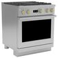 Monogram 30" Dual-Fuel Professional Range with 4 Burners in Stainless ...