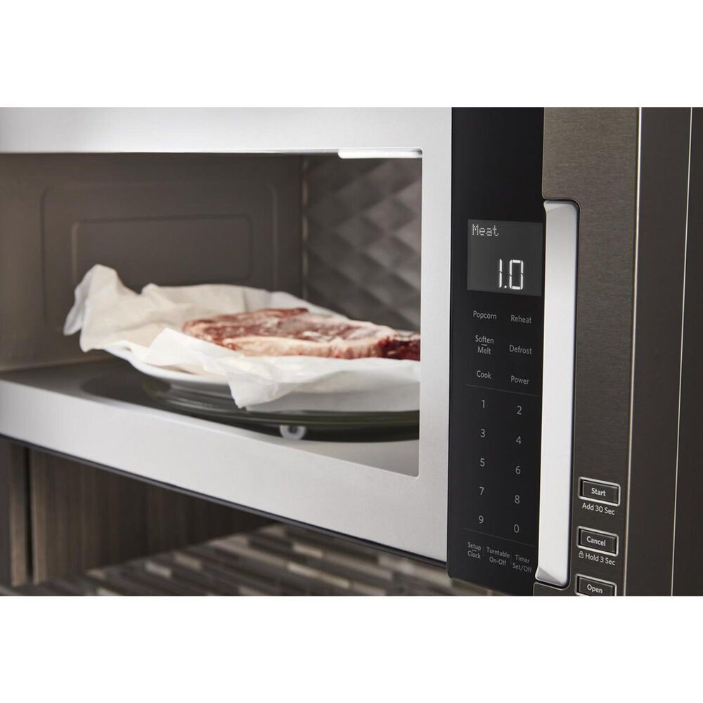 KitchenAid Low Profile Micro Hood Combo in Black Stainless Steel ...