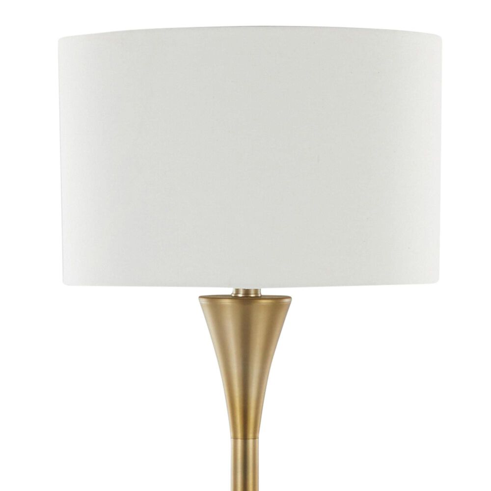 Grandview Gallery Lenuxe 65" Metal Floor Lamp in Gold | NFM