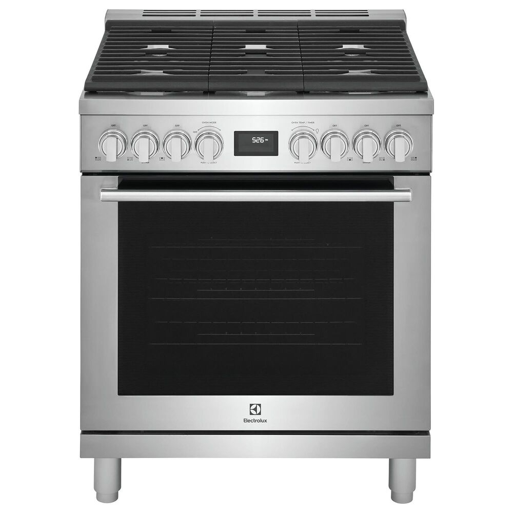 Electrolux 30" Dual-Fuel Freestanding Range in Stainless Steel | Shop NFM