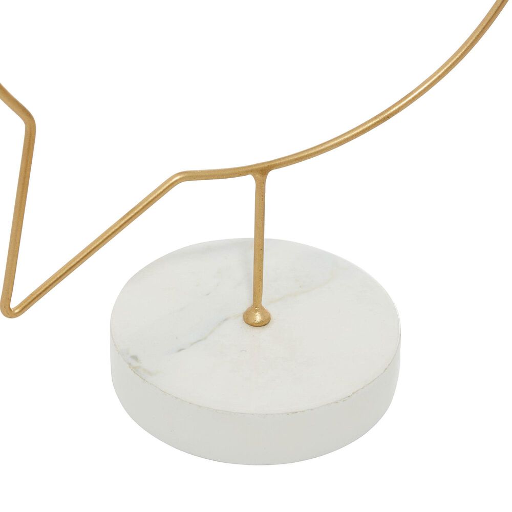 Novogratz "Hello, Love, Wish" Decorative Sign in Gold and White (Set of ...