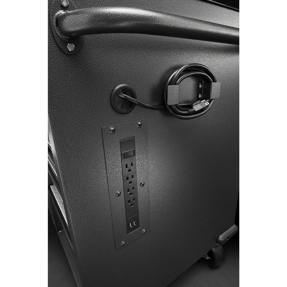 Gladiator 41" 9-Drawer Mobile Tool Workbench with Wood Top in Hammered ...