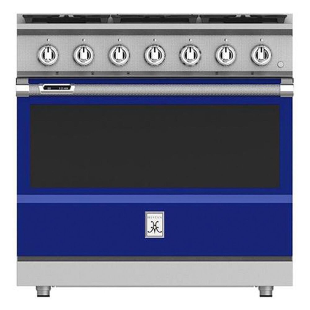 Hestan 36" 5-Burner Dual Fuel Range in Prince | Nebraska Furniture Mart