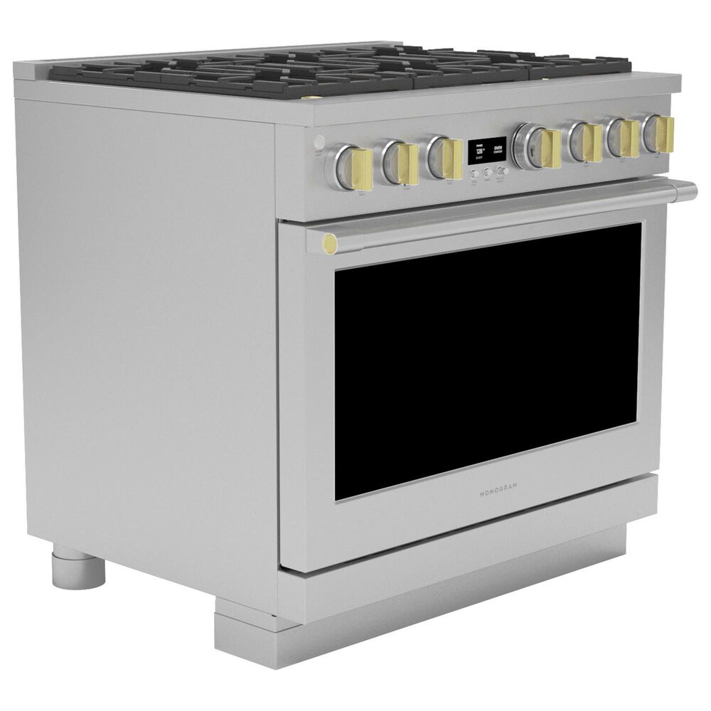 Monogram 36" Dual-Fuel Professional Range with 6 Burners in Stainless ...
