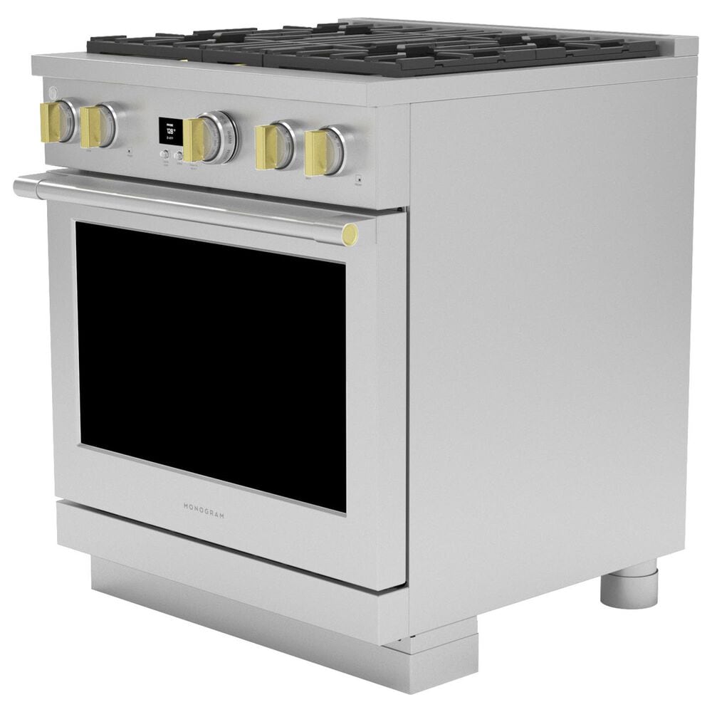 Monogram 30" All Gas Professional Range with 4 Burners in Stainless ...