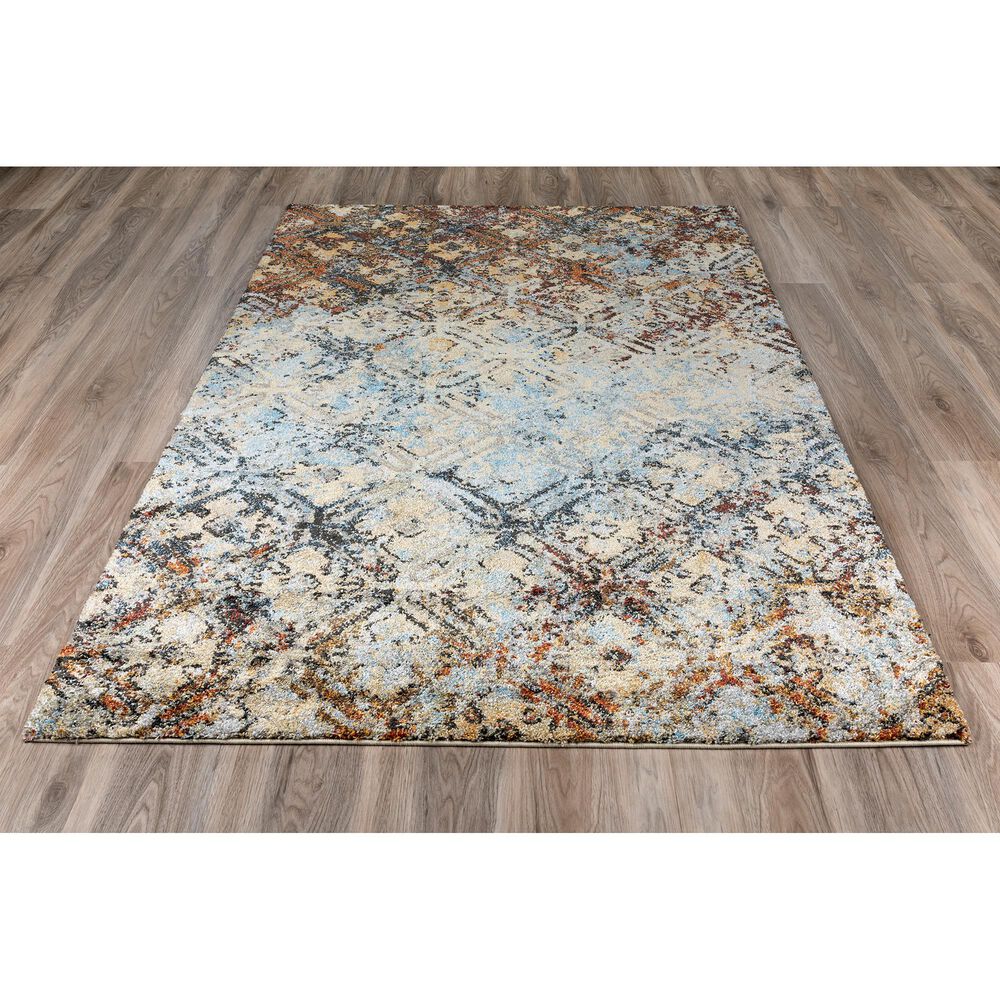 Dalyn Rug Company Aero Ae8 96 X 132 Multicolor Area Rug Nebraska
