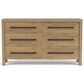 Shannon Hills Davie 6-Drawer Dressers in Pale Oak | NFM