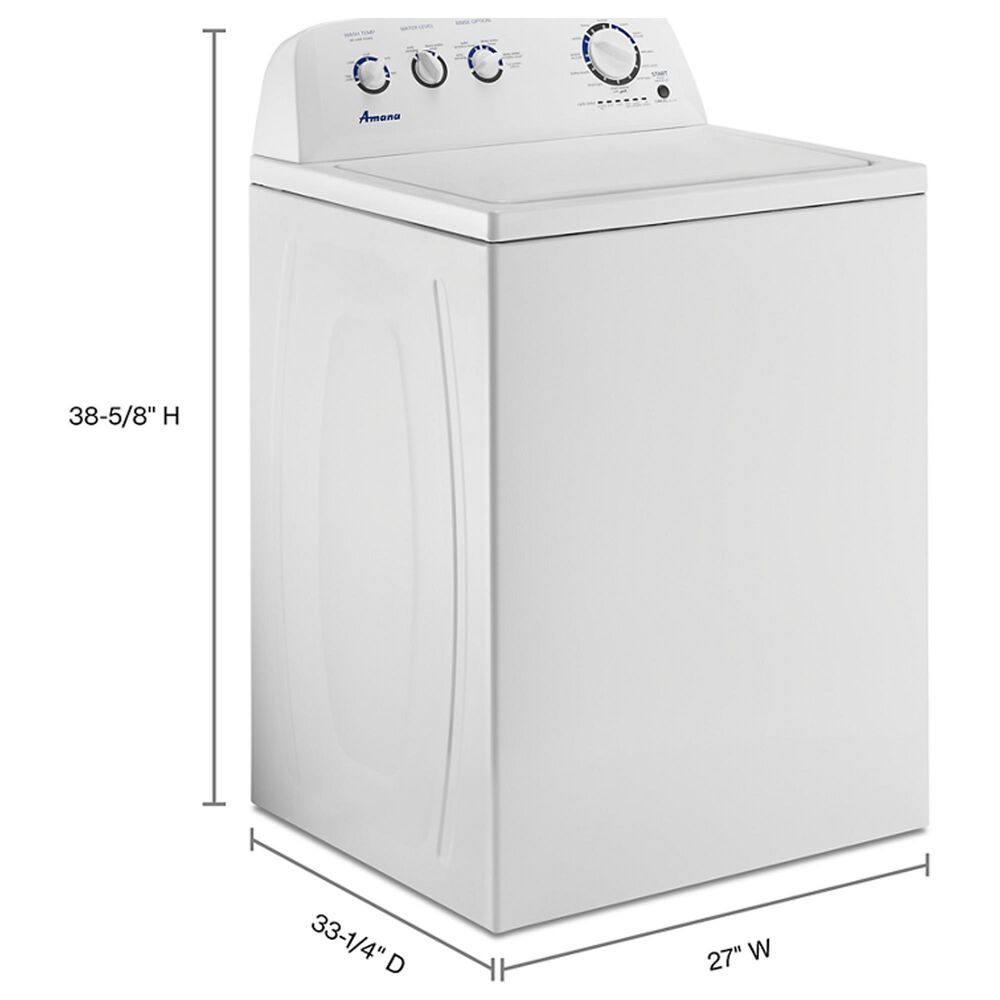 Amana Large Capacity Top Load Washer with High-Efficiency Agitator ...